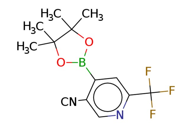 eMolecules 4-(Tetramethyl-1,3,2-dioxaborolan-2-yl)-6-(trifluoromethyl)pyridine-3-carbonitrile ...