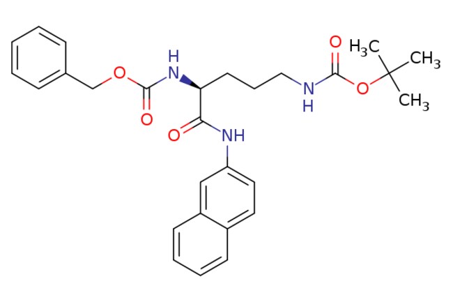 eMolecules tert-Butyl N-[(4S)-4-{[(benzyloxy)carbonyl]amino}-4-[(naphthalen-2-yl)carbamoyl]butyl ...