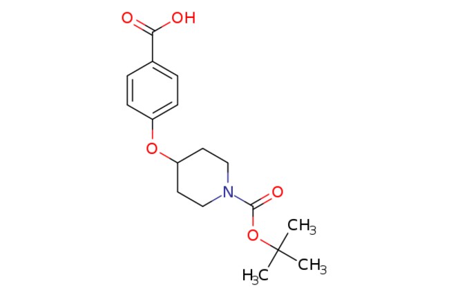 eMolecules 4-(1-Boc-4-piperidyloxy)benzoic acid | 162046-56-2 | MFCD06658985 | Fisher Scientific