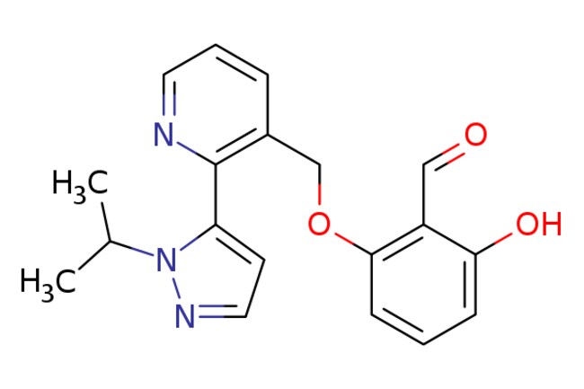 eMolecules 2-hydroxy-6-((2-(1-isopropyl-1H-pyrazol-5-yl)pyridin-3-yl)methoxy)benzaldehyde ...