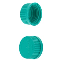 Microsolv Technology Corporation Caps, Screw Top GL45 Threads, Green ...