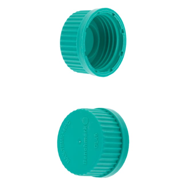 Microsolv Technology Corporation Caps, Screw Top GL45 Threads, Green ...
