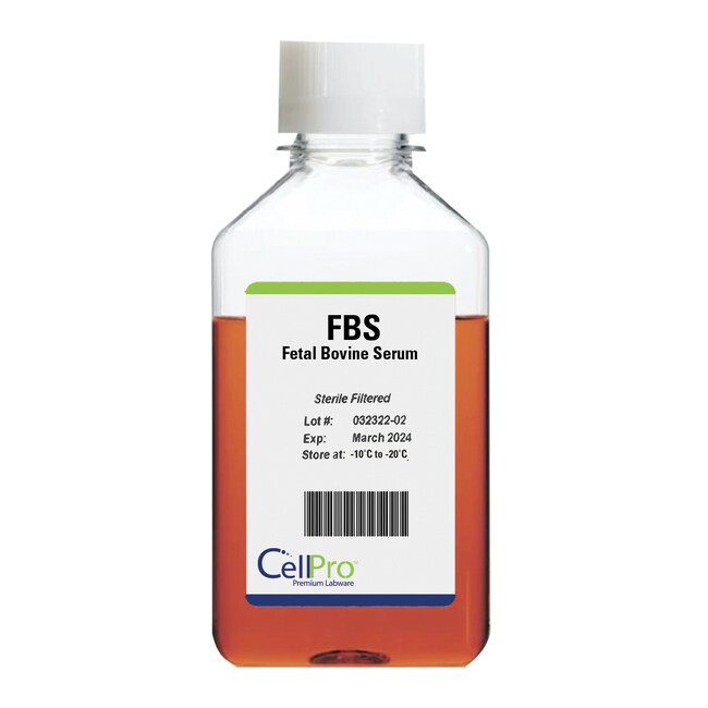 Alkali Scientific ASI Fetal Bovine Serum (FBS), Heat Inactivated, USDA ...