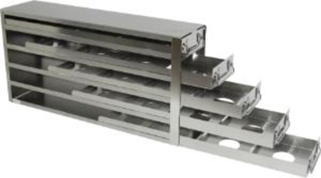 Alkali Scientific Upright Freezer Rack for 2 Inch Boxes, 4 Long x 5 ...