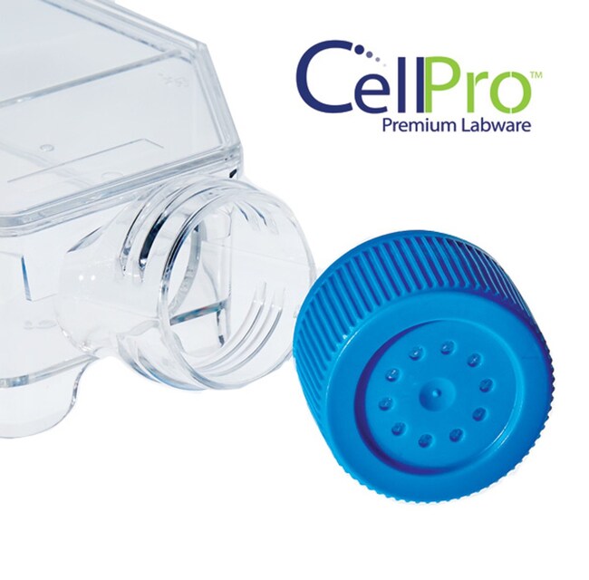 Alkali Scientific CellPro 25cm2 Cell Culture Flask, Vent Cap, TC ...
