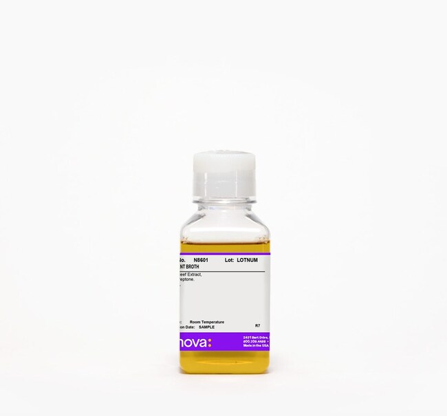 Teknova Nutrient Broth (8g/L Formulation). 250mL, Sterile. 6 pack ...