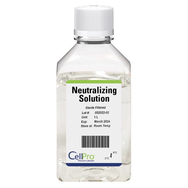 Alkali Scientific CellPro Neutralizing Solution, 20L Cubitainer ...