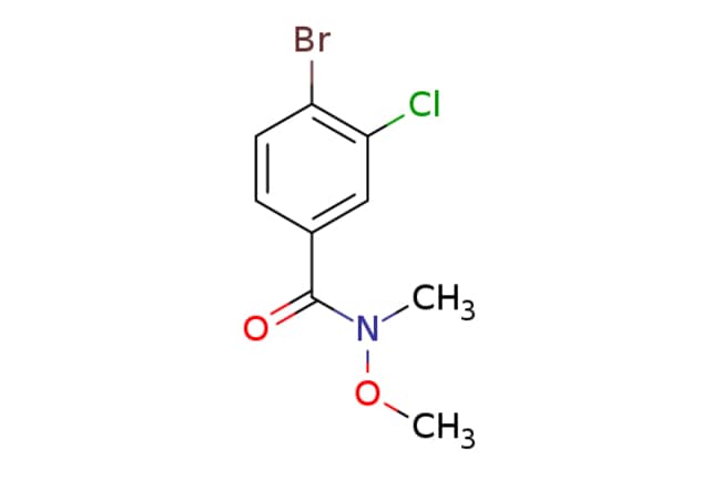 eMolecules AOBChem USA / 4-Bromo-3-chloro-N-methoxy-N-methylbenzamide ...