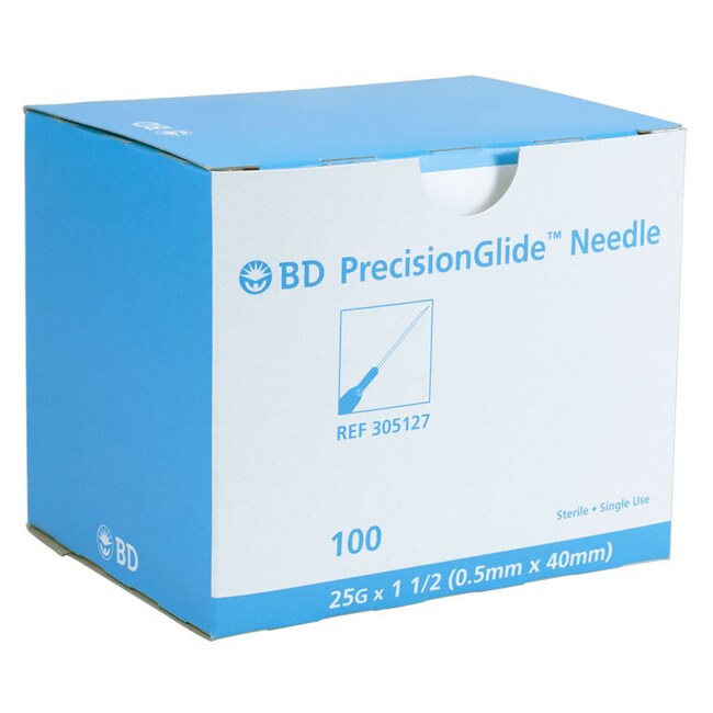 Med Vet International NEEDLE 25 X 1 1/2 BD, Quantity: Pack of 100 ...