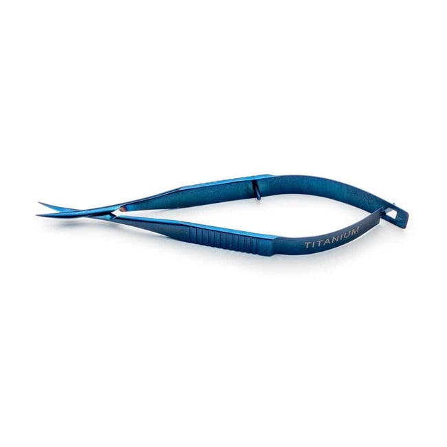 World Precision Instrument Vannas Capsulatomy Scissors, 9.5cm (3.75), Curved | Fisher Scientific