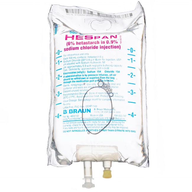 Med Vet International Hetastarch 6% in 0.9% Nacl Injection 500mL ...