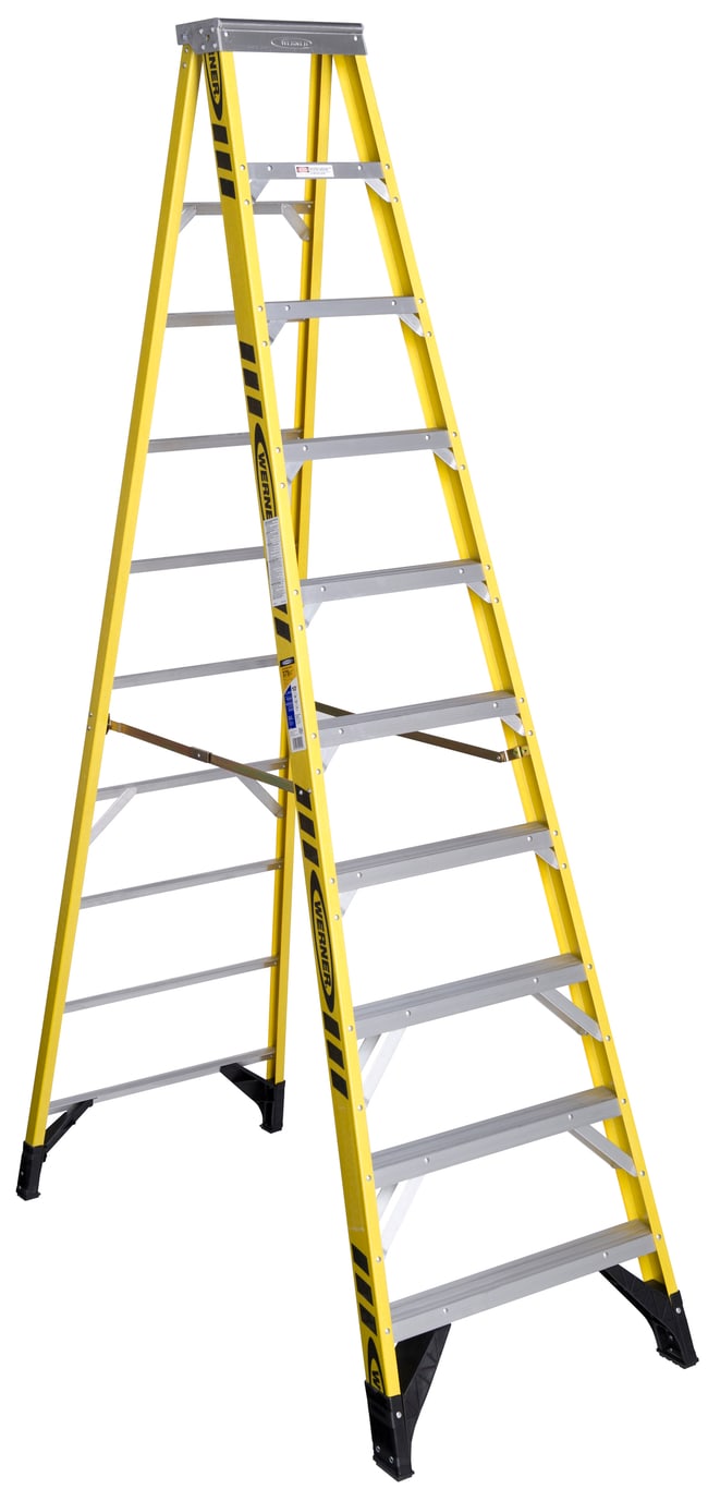 Werner Type IAA Fiberglass Step Ladder Werner Fiberglass Step Ladder ...