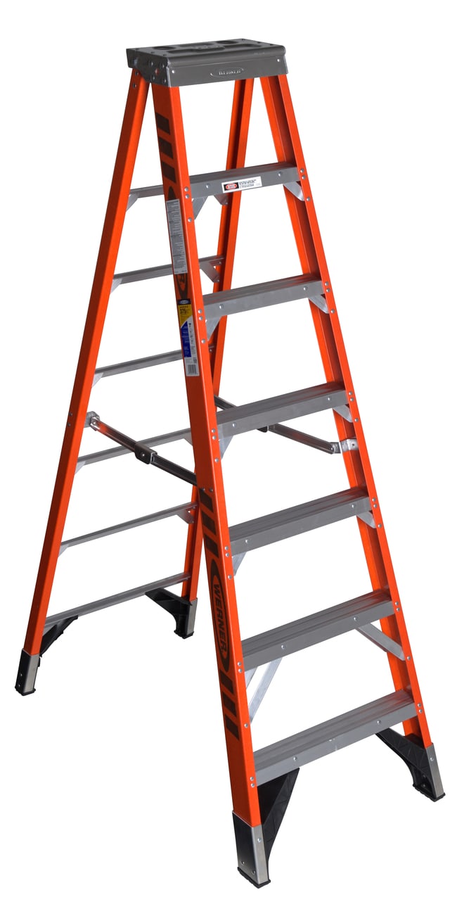 Werner Type IAA Fiberglass Step Ladder with EDGE Bracing System Werner ...