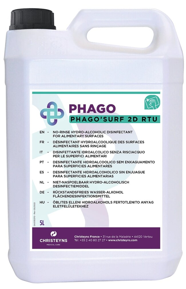 Christeyns Phago'Surf 2D RTU:Sécurité et entretien des installations ...