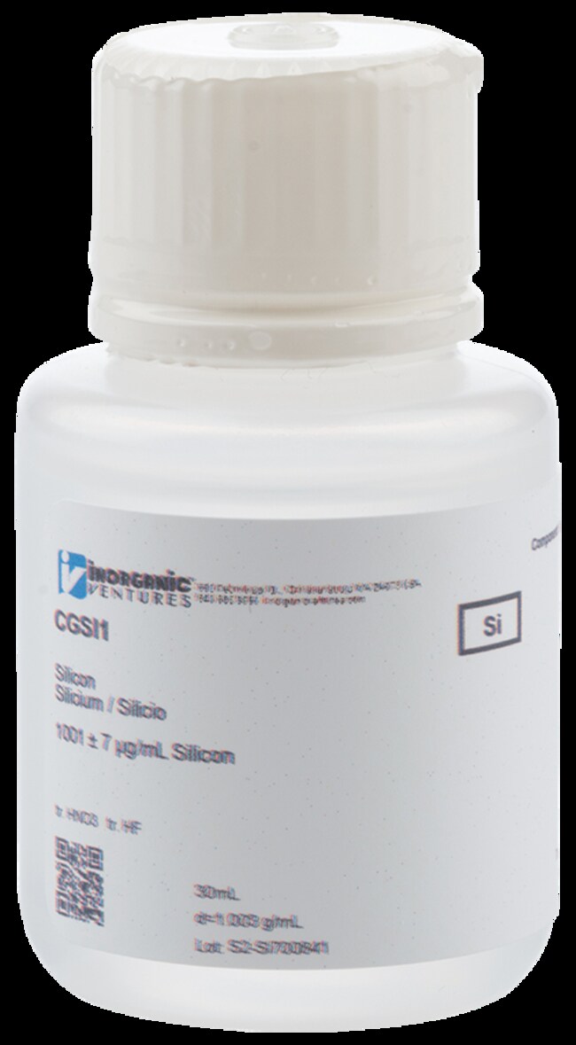 Inorganic Ventures 1000ug mL SILICON 30mL (Inorganic Ventures ...