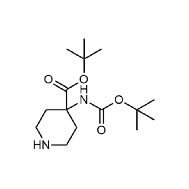 Chemscene tert-Butyl 4-{[(tert-butoxy)carbonyl]amino}piperidine-4 ...