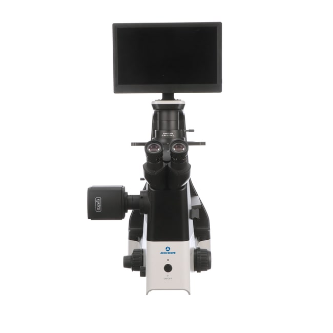 ACCU-SCOPE EXI-410 Inverted Microscope Series Trinocular, 45° Inclined ...