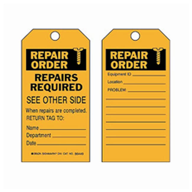 Brady™ Inspection and Material Control Tags | Fisher Scientific