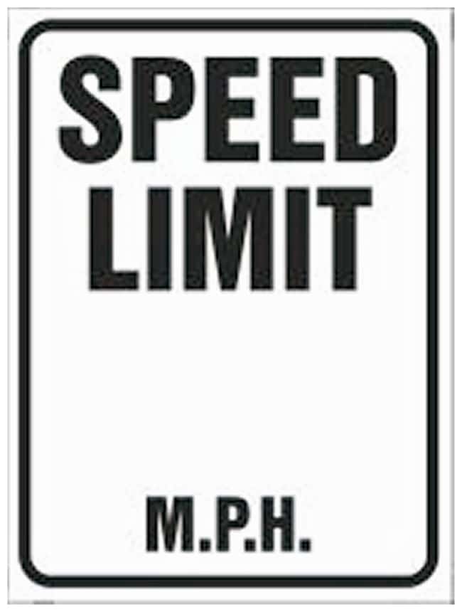Blank Speed Limit Sign
