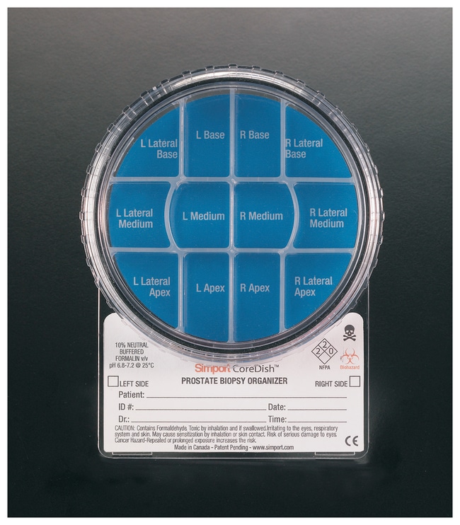 Simport Scientific CoreDish Biopsy Containers Prostate Biopsy Container ...