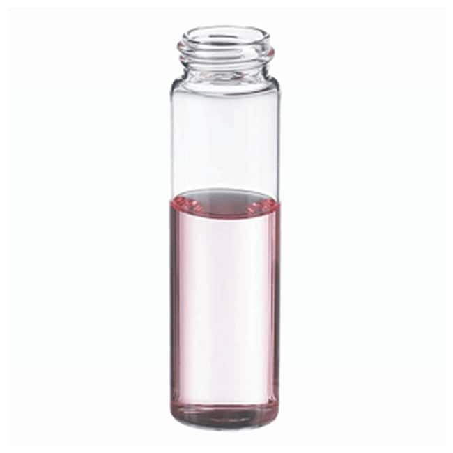 DWK Life Sciences Wheaton™ Glass Sample Vials in Lab File without Caps 40mL; Clear;24-400; 28 x ...
