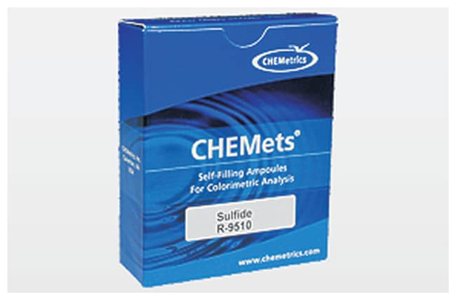 CHEMetrics Chemets Test Kit Refills Sulfide; Methylene Blue method; 0 ...
