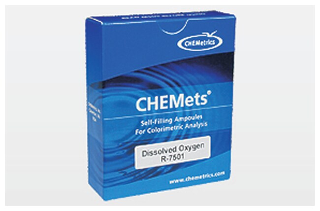 CHEMetrics Chemets Test Kit Refills Dissolved Oxygen; Rhodazine D ...