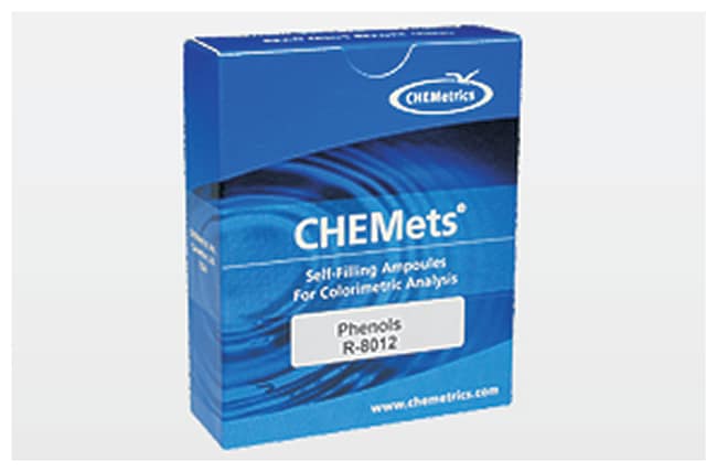 CHEMetrics Chemets Test Kit Refills Phenols; 4-Aminoantipyrine method ...