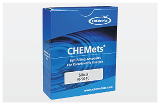 CHEMetrics Chemets Test Kit Refills Silica; Heteropoly Blue method; 0 ...