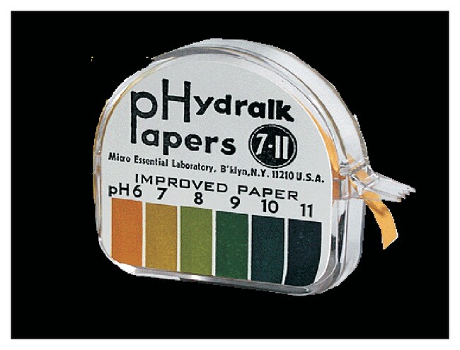 Micro Essential Lab Single-Roll Hydrion pH Test Paper, With Chart pH ...