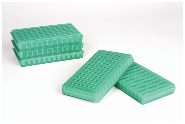 Bel-Art™ SP Scienceware™ Microcentrifuge Tube Racks Color: Green Bel ...