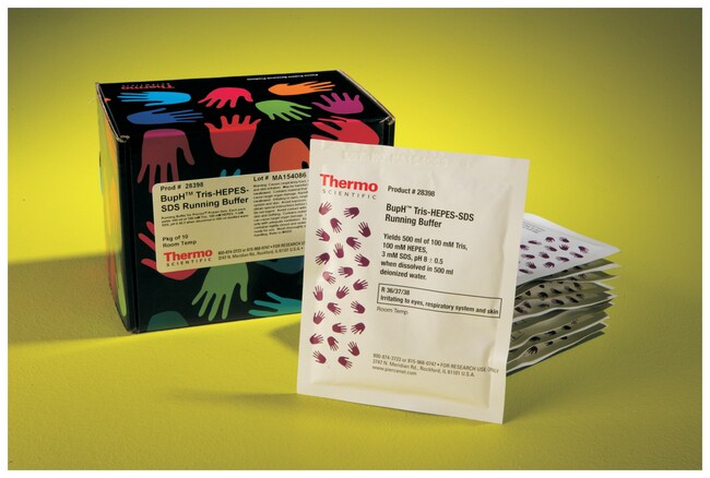 Thermo Scientific™ BupH™ Tris-HEPES-SDS-Laufpuffer, Packungen Dry-blend ...