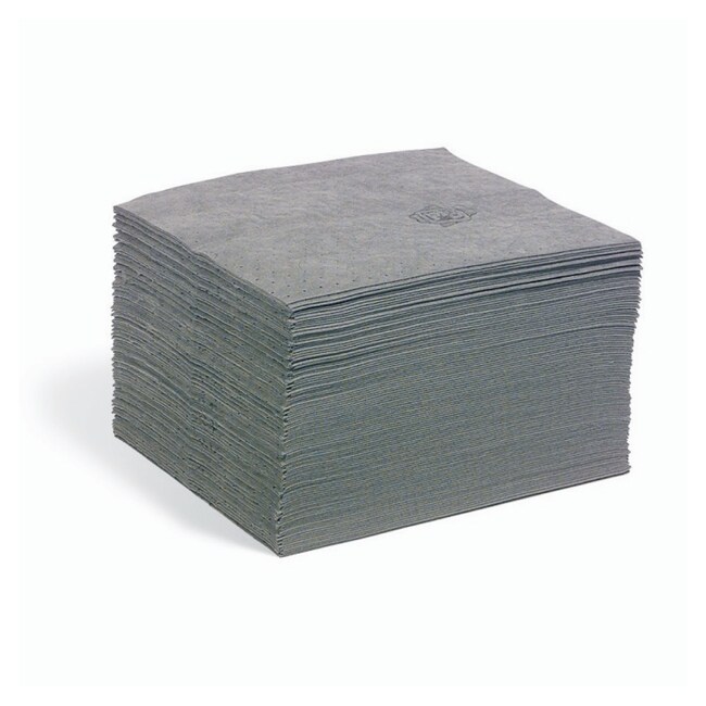 New Pig Gray Universal Absorbent Mats Medium-weight; 15 x 20 in.; 125 ...