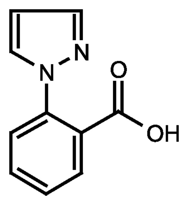 2-(1H-Pyrazol-1-yl)benzoic acid, 97%, Maybridge Amber Glass Bottle; 250mg