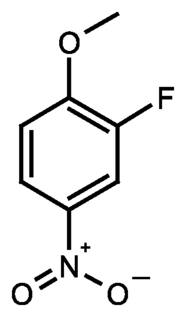 2-Fluoro-4-nitroanisole, 98%, ACROS Organics 5g; Glass bottle:Chemicals
