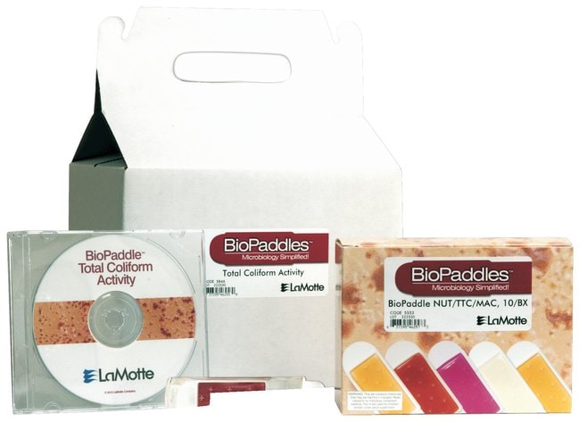 LaMotte BioPaddle Total Coliform Activity Agar paddle; Nutrient-TTC ...