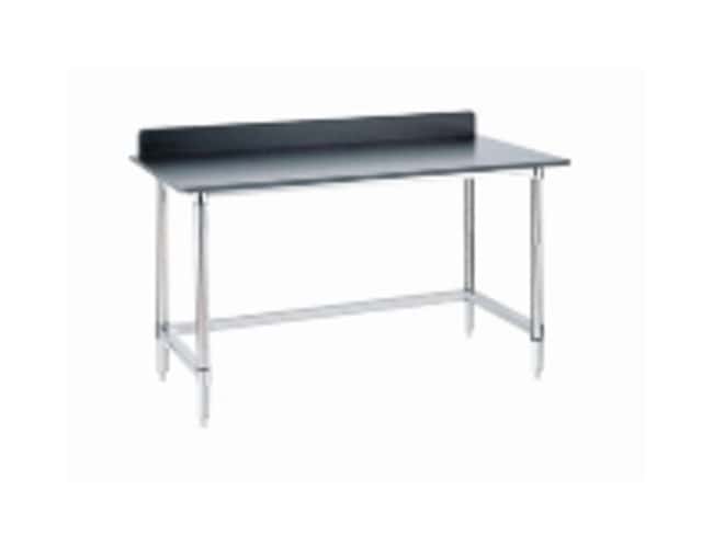 Metro Stainless Lab Worktable, Black Phenolic Top and 3-Sided Frame ...
