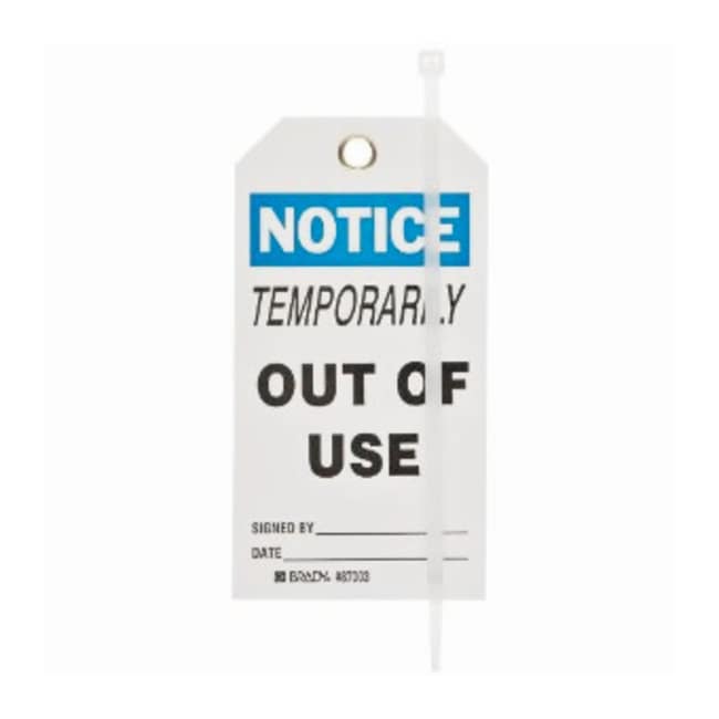 Brady Accident Prevention Tags with Different Fronts and Backs Legend ...