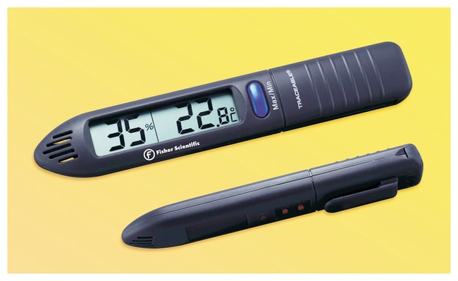 Fisherbrand Traceable Humidity/Temperature Pen with Memory Pen with ...