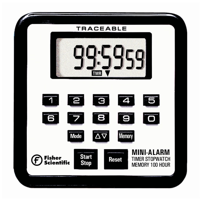 Fisherbrand™ Traceable™ Mini-Alarm Timer Stopwatch | Fisher Scientific