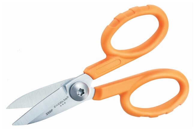 Excelta Aramid Fiber Scissors Overall length: 5.5 in. (139.7mm); Blade ...