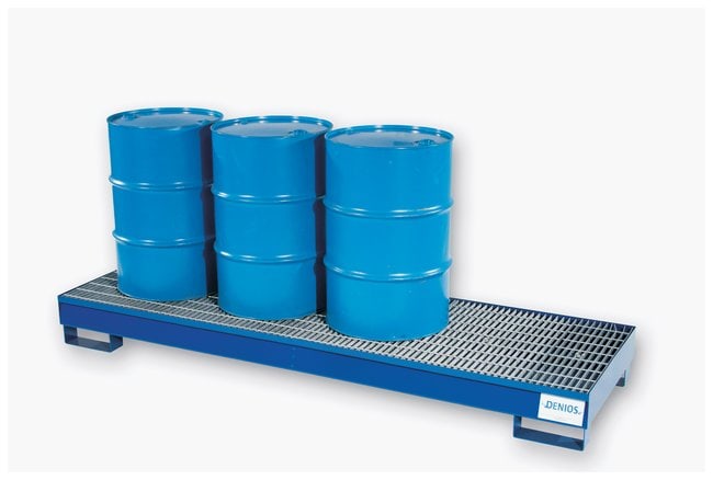 DeniosFour-Drum Steel Spill Containment Pallets With grating:Facility ...