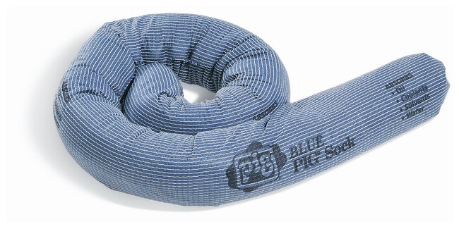 New Pig Blue Absorbent Sock:Gloves, Glasses and Safety:Spill Control ...