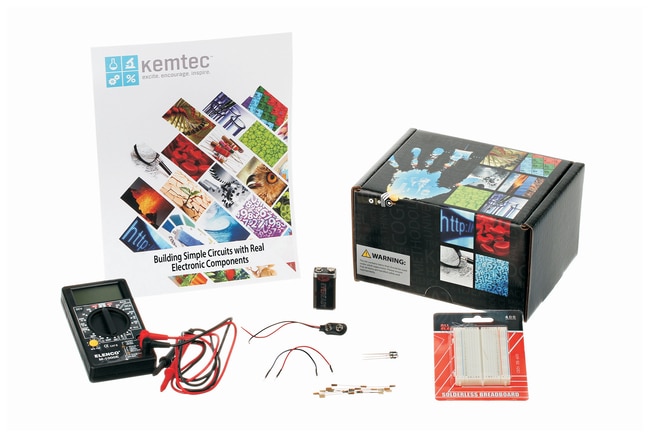 Kemtec Building Simple DC Circuits with Real Electronic Components Kit ...