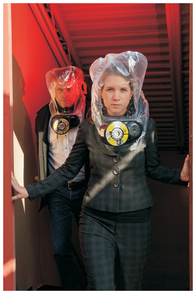 ILC Dover SCape Air Purifying Escape Hoods:Gloves, Glasses and Safety ...