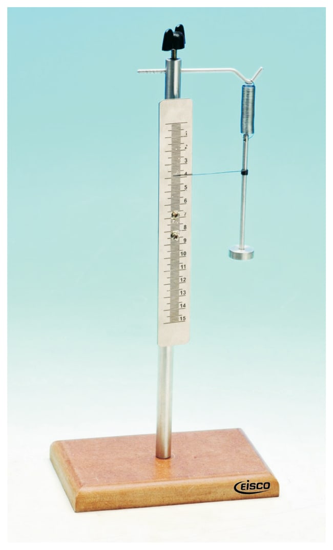 Eisco™ Hooke's Law Apparatus 15cm adjustable mirror on study 30cm ...