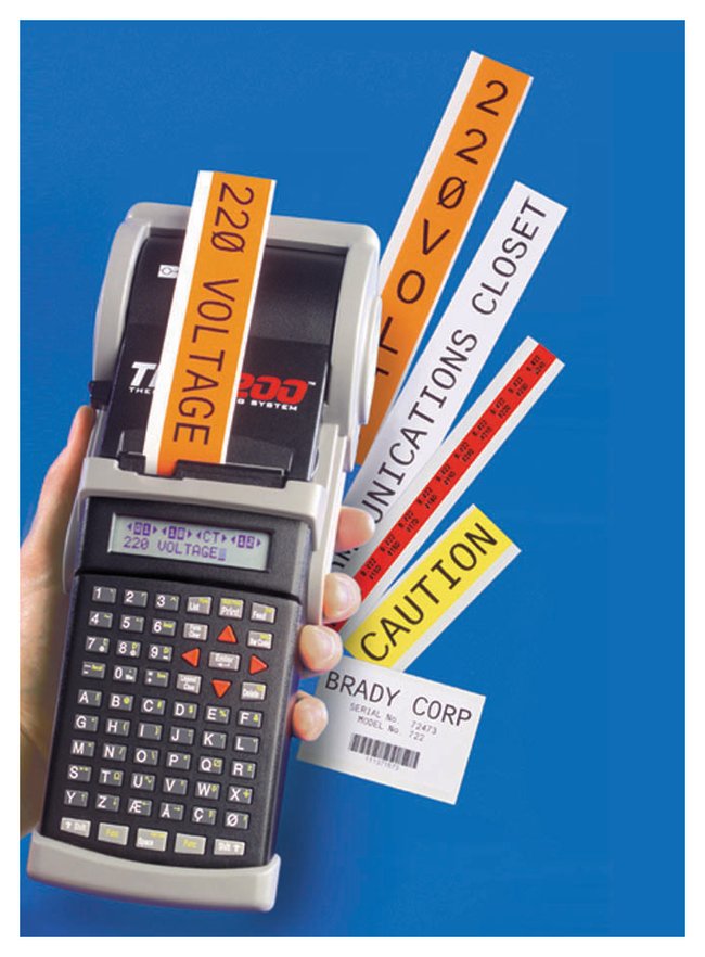 Brady Rating Nameplate Labels 2 X 1 In Mailing And Shipping Products