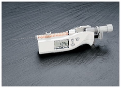 Hamilton™ 700 Series Cemented Needle Syringes Volumen: 500 ul; calibre ...