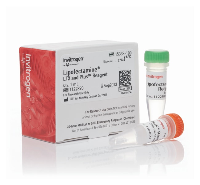 Invitrogen Lipofectamine LTX Reagent with PLUS Reagent 1mL:Life Sciences | Fisher Scientific