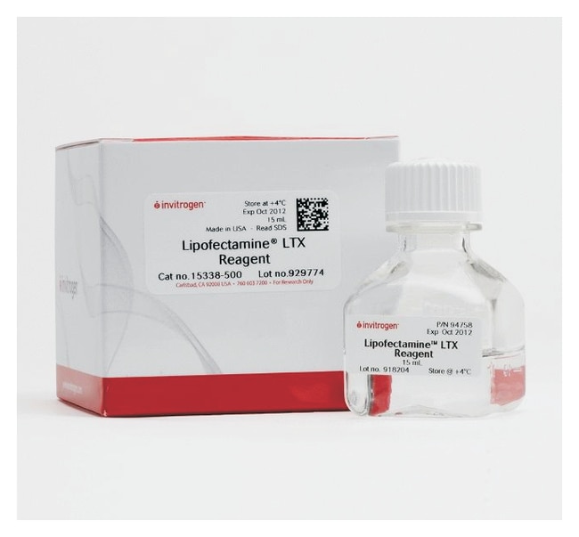 Invitrogen Lipofectamine LTX Reagent 15mL:Life Sciences | Fisher Scientific